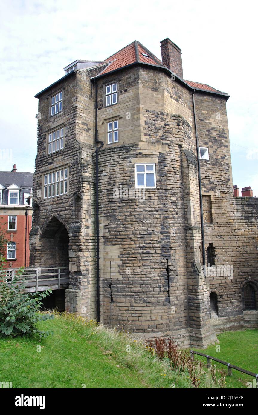 The Black Gate, The Old Castle, Newcastle upon Tyne Stock Photo - Alamy