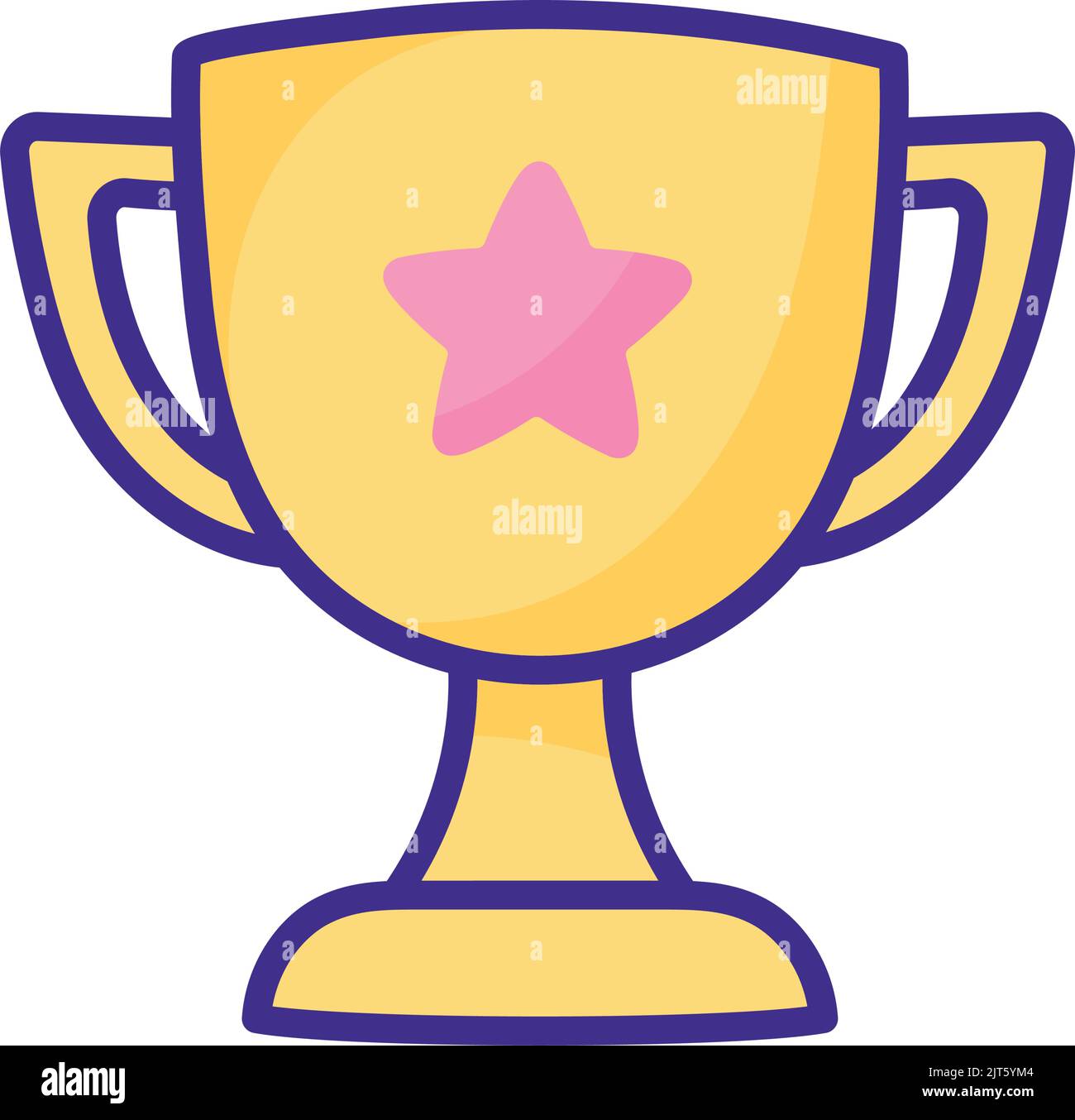 trophy cup award with star Stock Vector Image & Art - Alamy