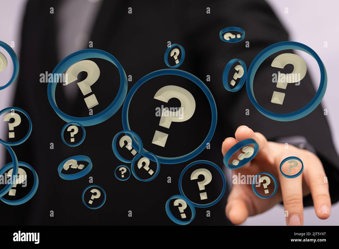 Realistic 3d question mark have a question hi-res stock photography and images - Alamy