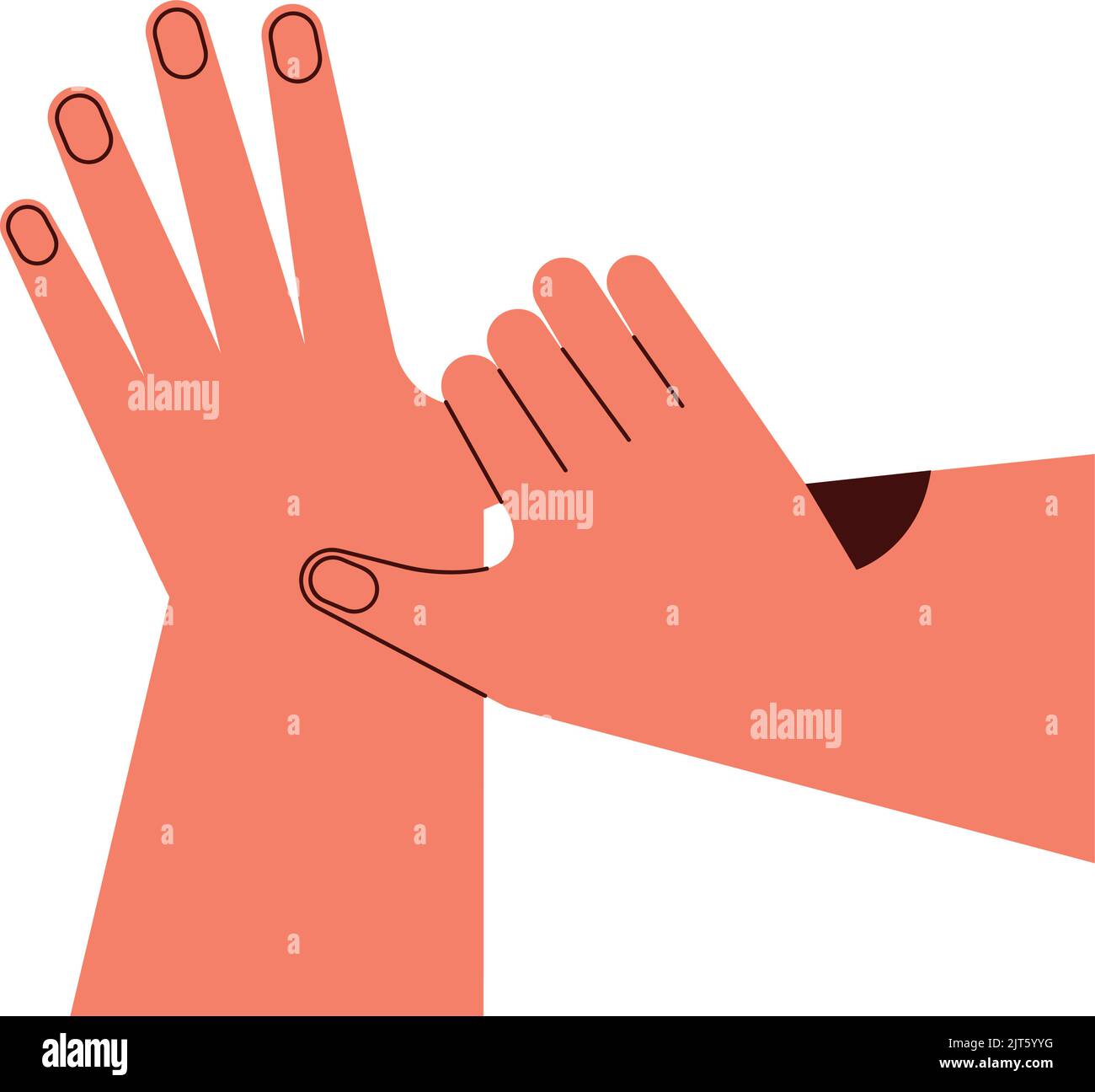 hands human touching gesture icon Stock Vector Image & Art - Alamy