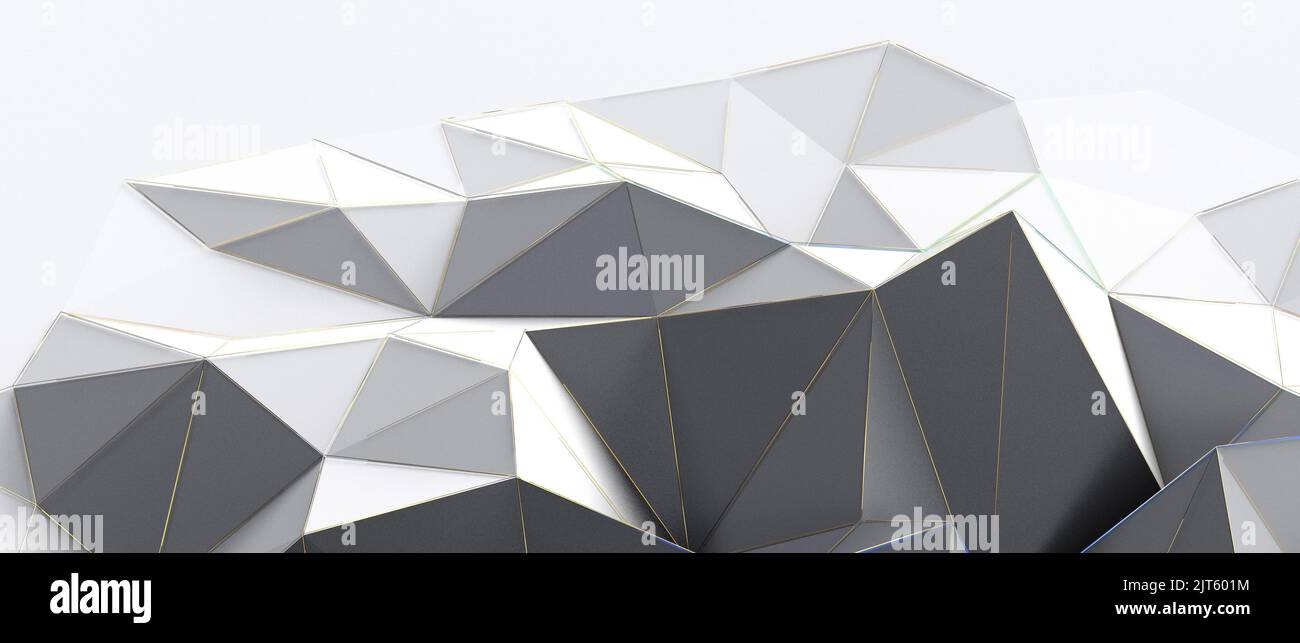 A 3d abstract geometric background illustration Stock Photo - Alamy