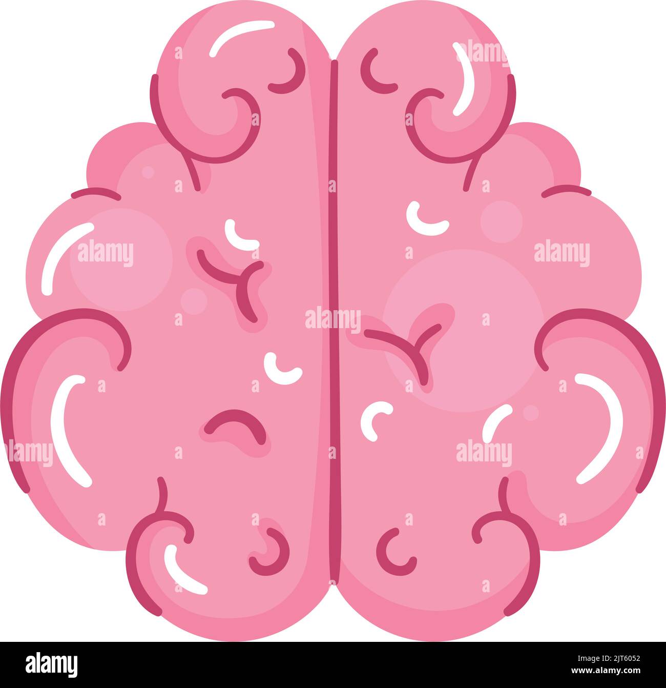 brain human organ isolated icon Stock Vector Image & Art - Alamy