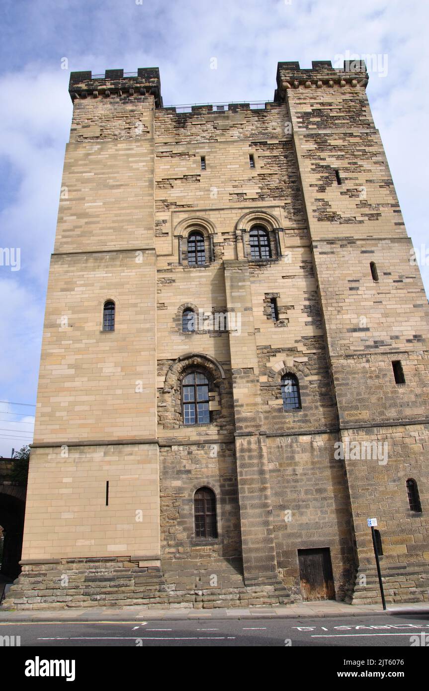 The Keep, The Old Castle, Newcastle upon Tyne Stock Photo - Alamy