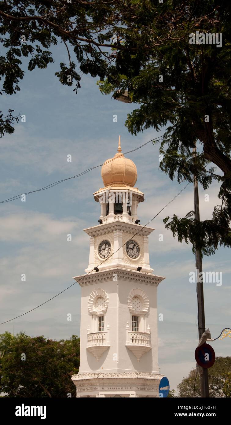 Queen Victoria Clock Tower, Georgetown, Penang, Malaysia, Asia. Built ...