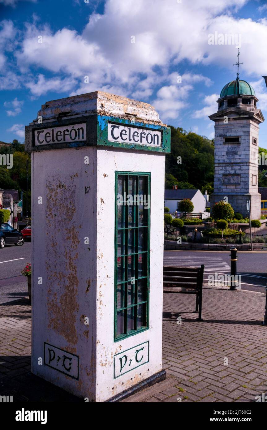 Freestanding Renaissance style three-stage granite Clock Tower the ...
