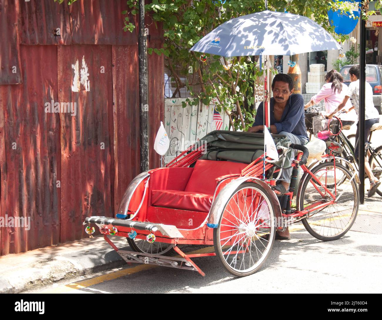 Rickshaw, George Town, Penang, Malaysia, Asia Stock Photo - Alamy