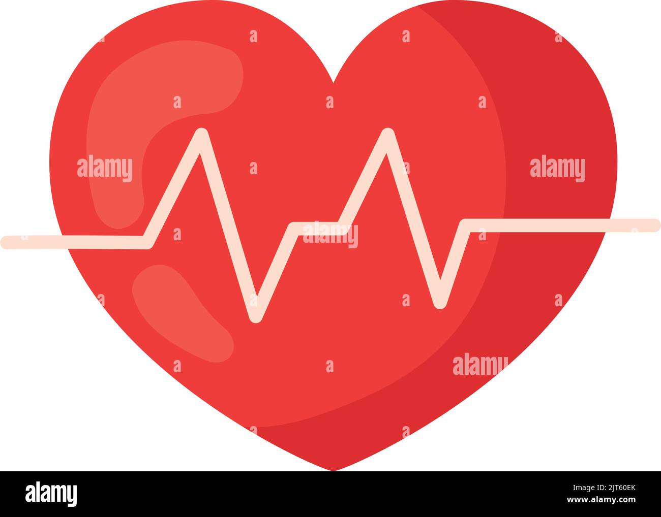 heart cardio with heartbeat icon Stock Vector Image & Art - Alamy