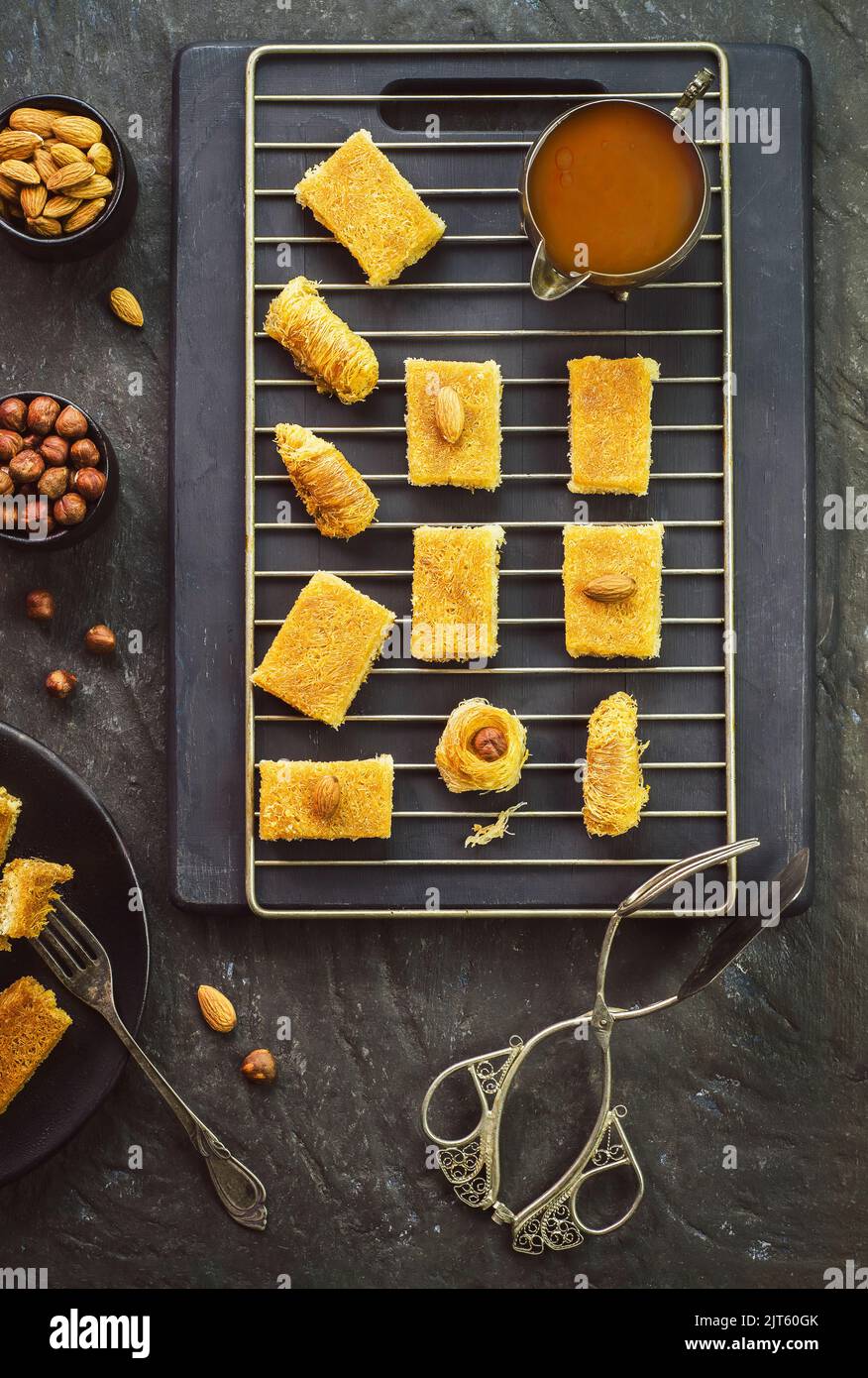 Arabic Cuisine; varieties of Middle Eastern pastries and Ramadan ...