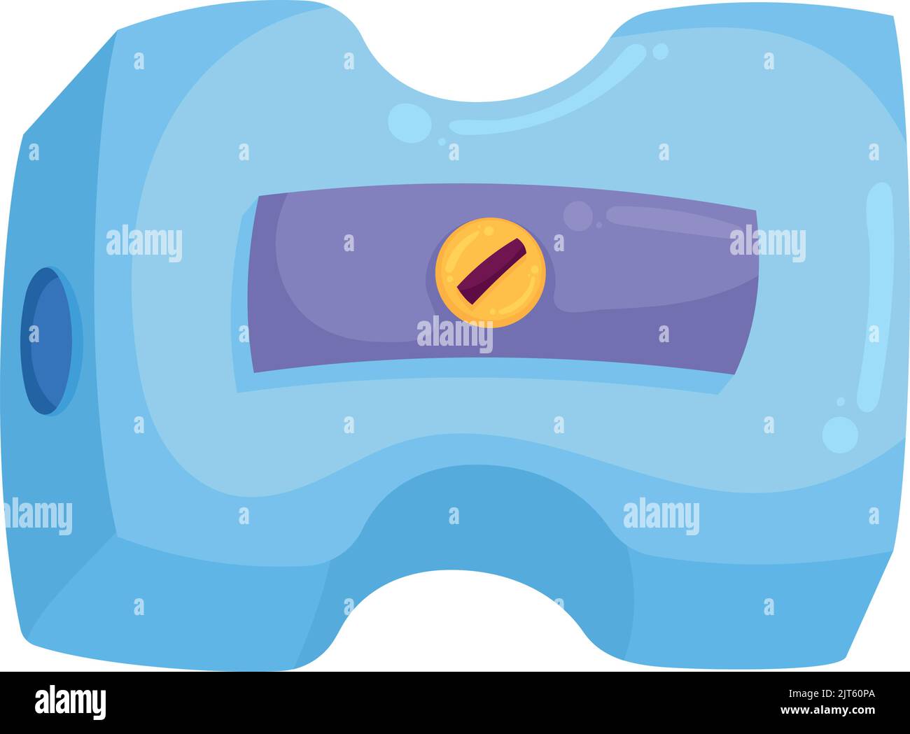 blue sharpener school supply icon Stock Vector Image & Art - Alamy
