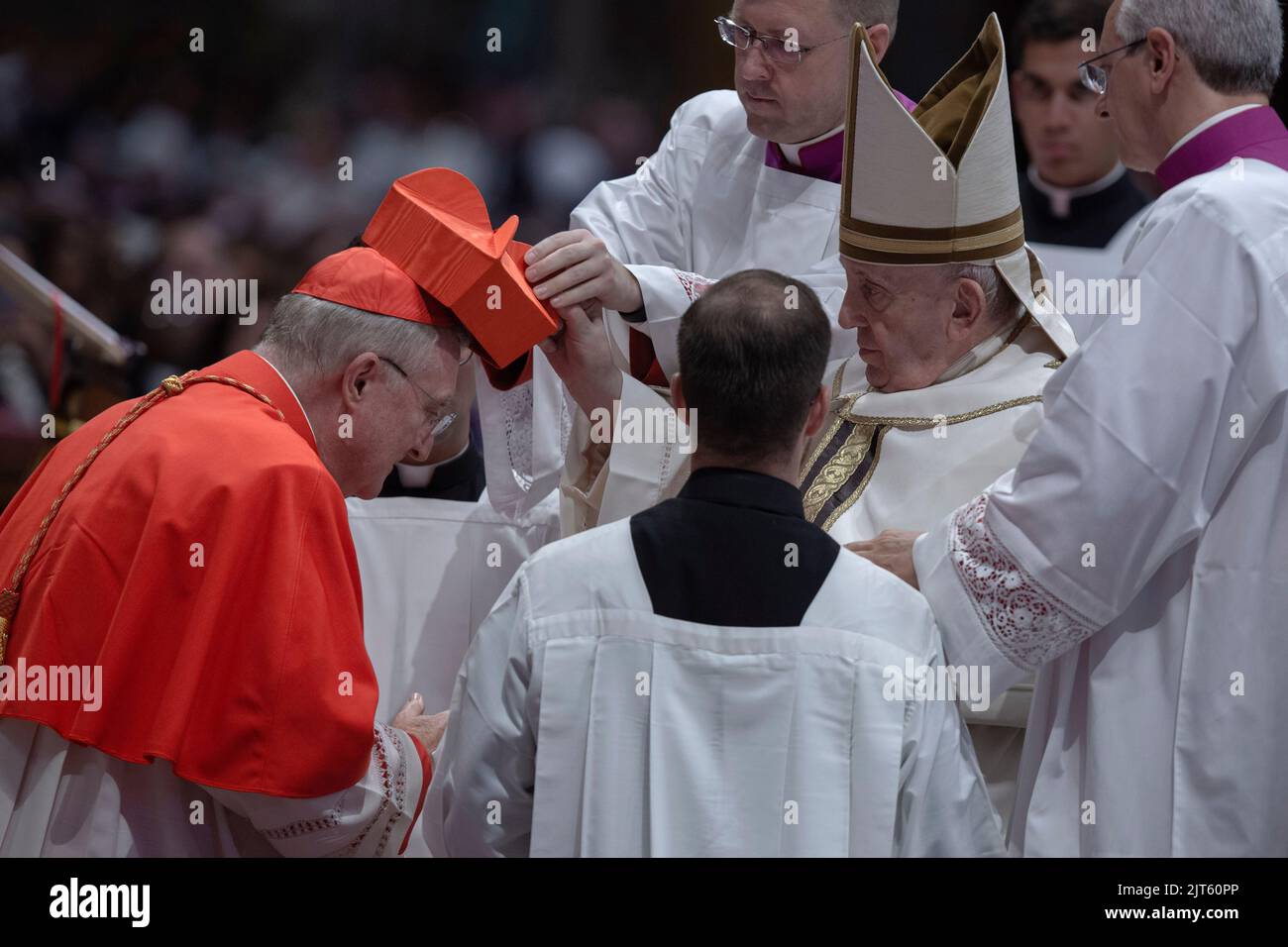 Vatican City, Vatican, 27 August 2022. Newly appointed Cardinal Arthur ...