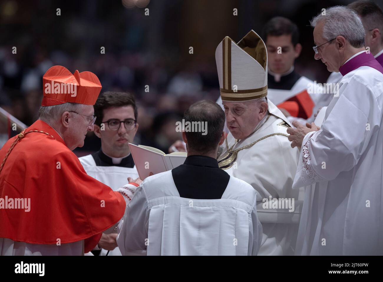 Vatican City, Vatican, 27 August 2022. Newly appointed Cardinal Arthur ...