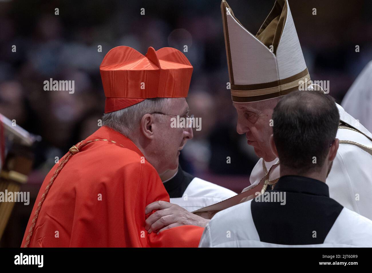 Vatican City, Vatican, 27 August 2022. Newly appointed Cardinal Arthur ...