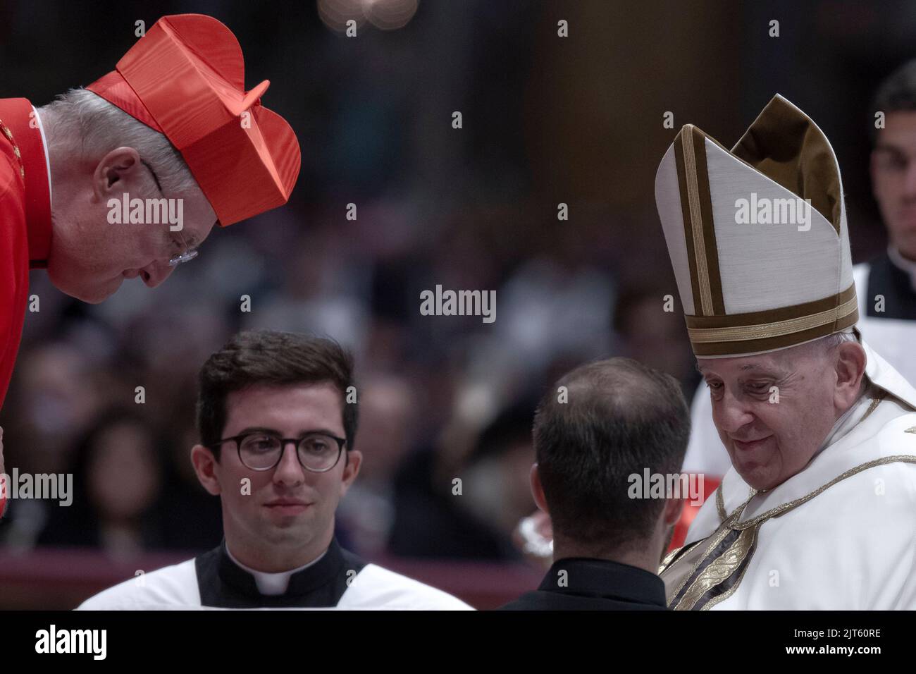 Vatican City, Vatican, 27 August 2022. Newly appointed Cardinal Arthur ...