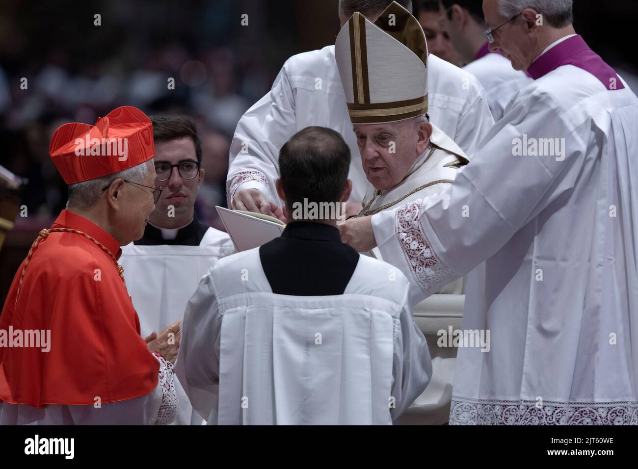 Vatican City, Vatican, 27 August 2022. Newly appointed Cardinal Lazzaro ...