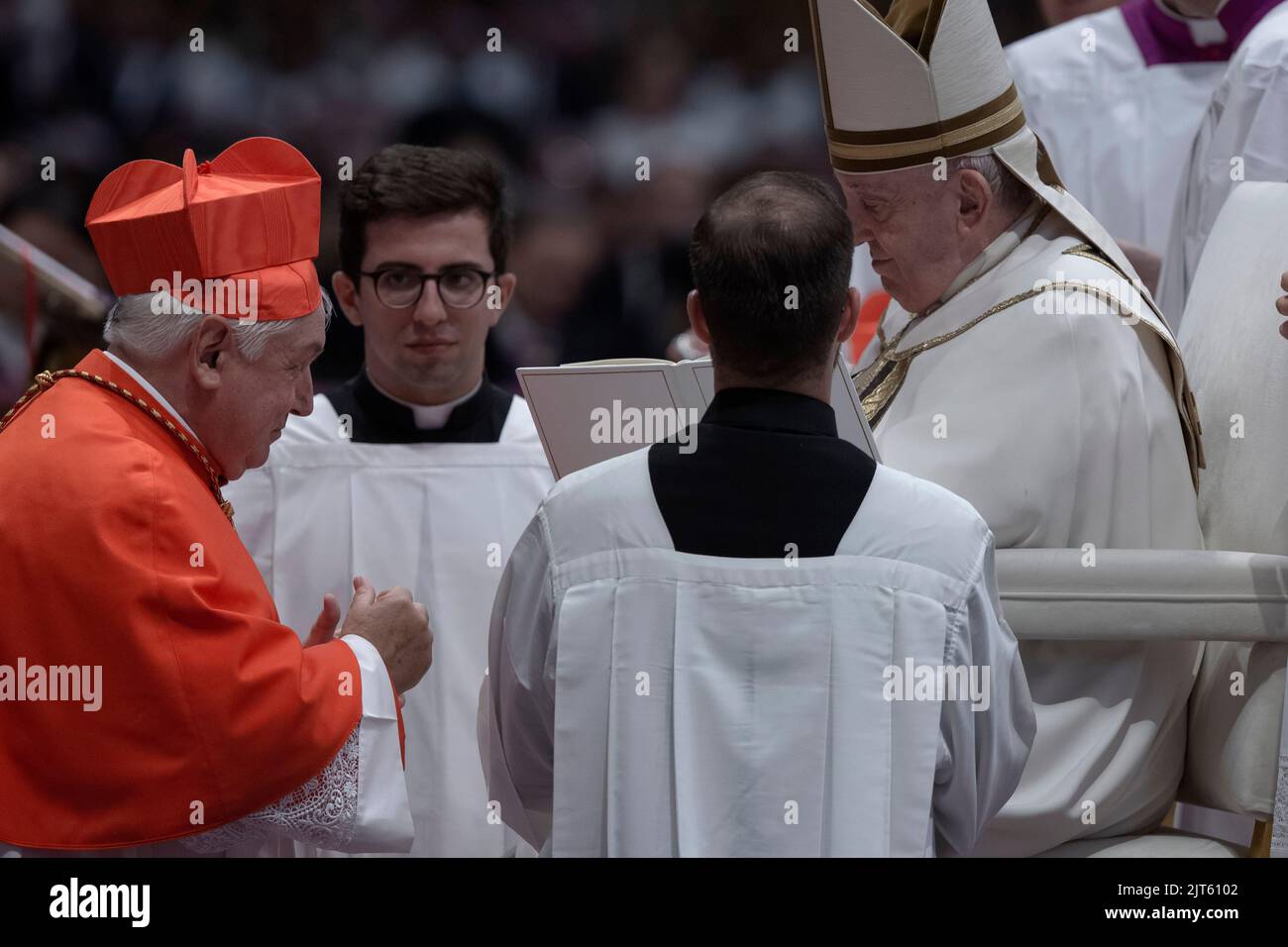 Vatican City, Vatican, 27 August 2022. Newly appointed Cardinal Jean ...