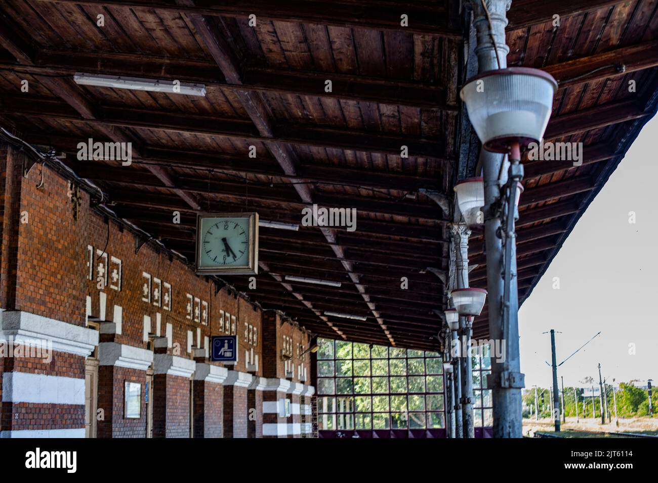 Train station in Romania Stock Photo - Alamy