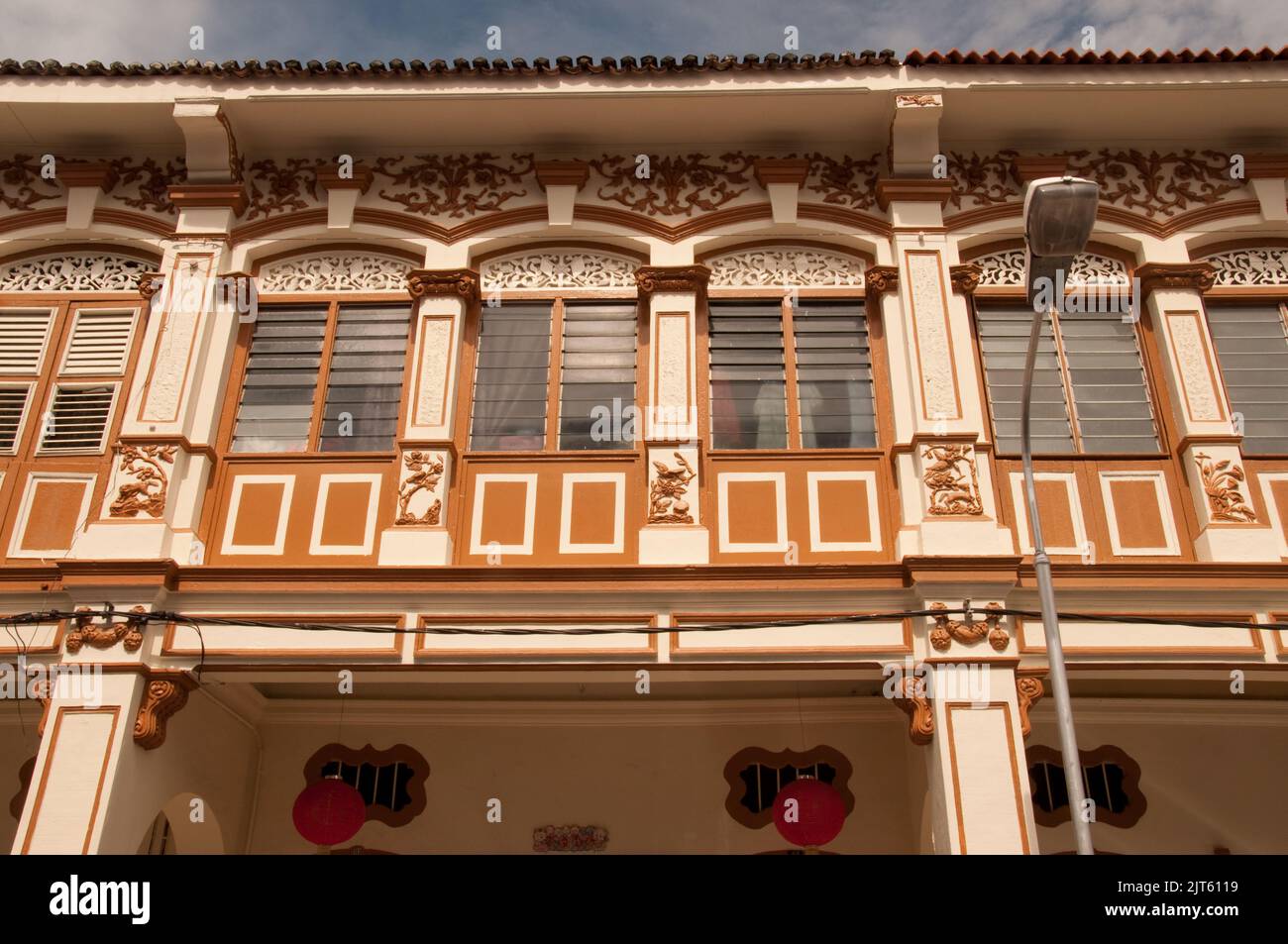Renovated Colonial Buildings - Chinese Shop-houses, Georgetown, Penang ...