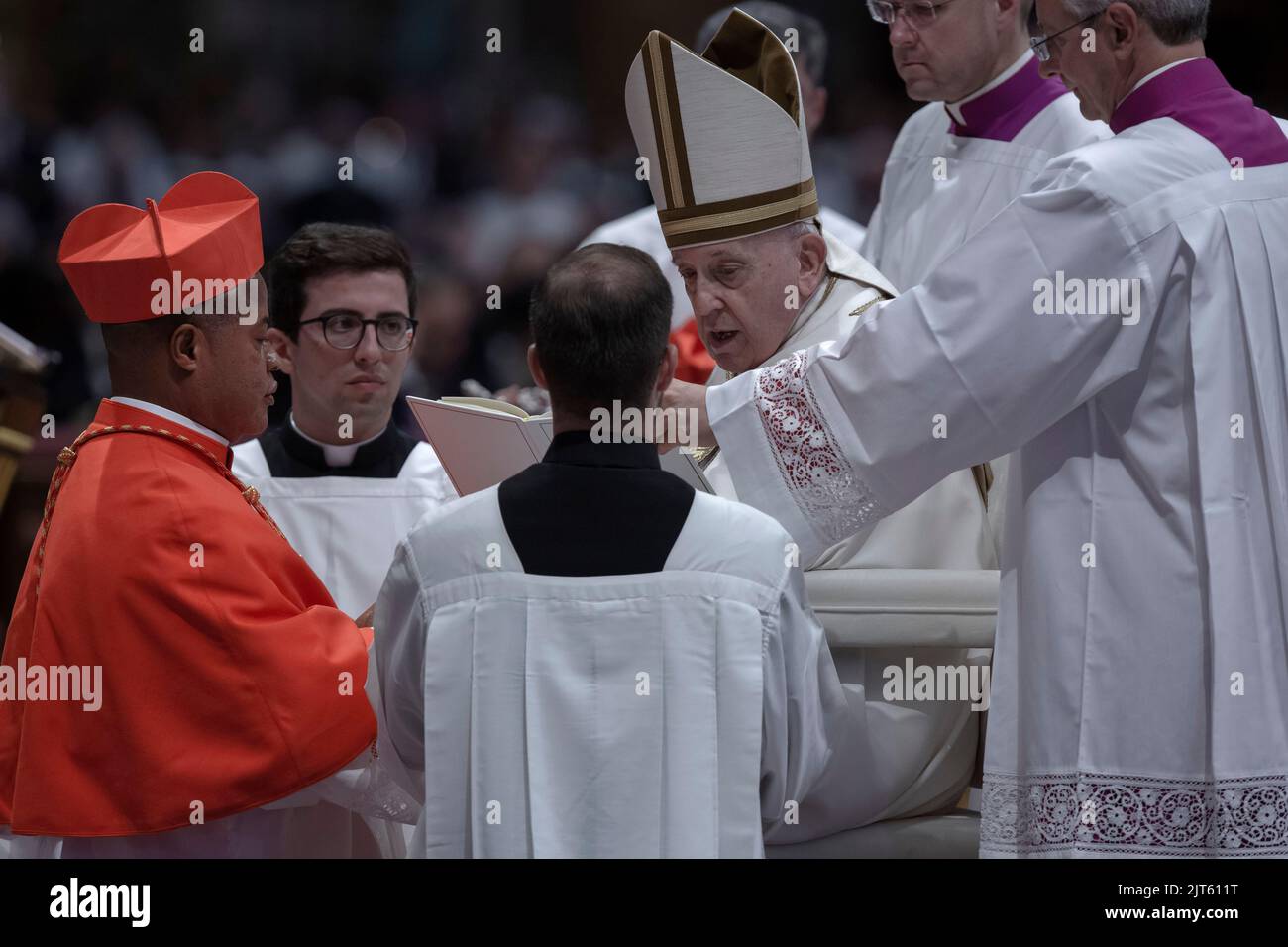Vatican City, Vatican, 27 August 2022. Newly appointed Cardinal Peter ...