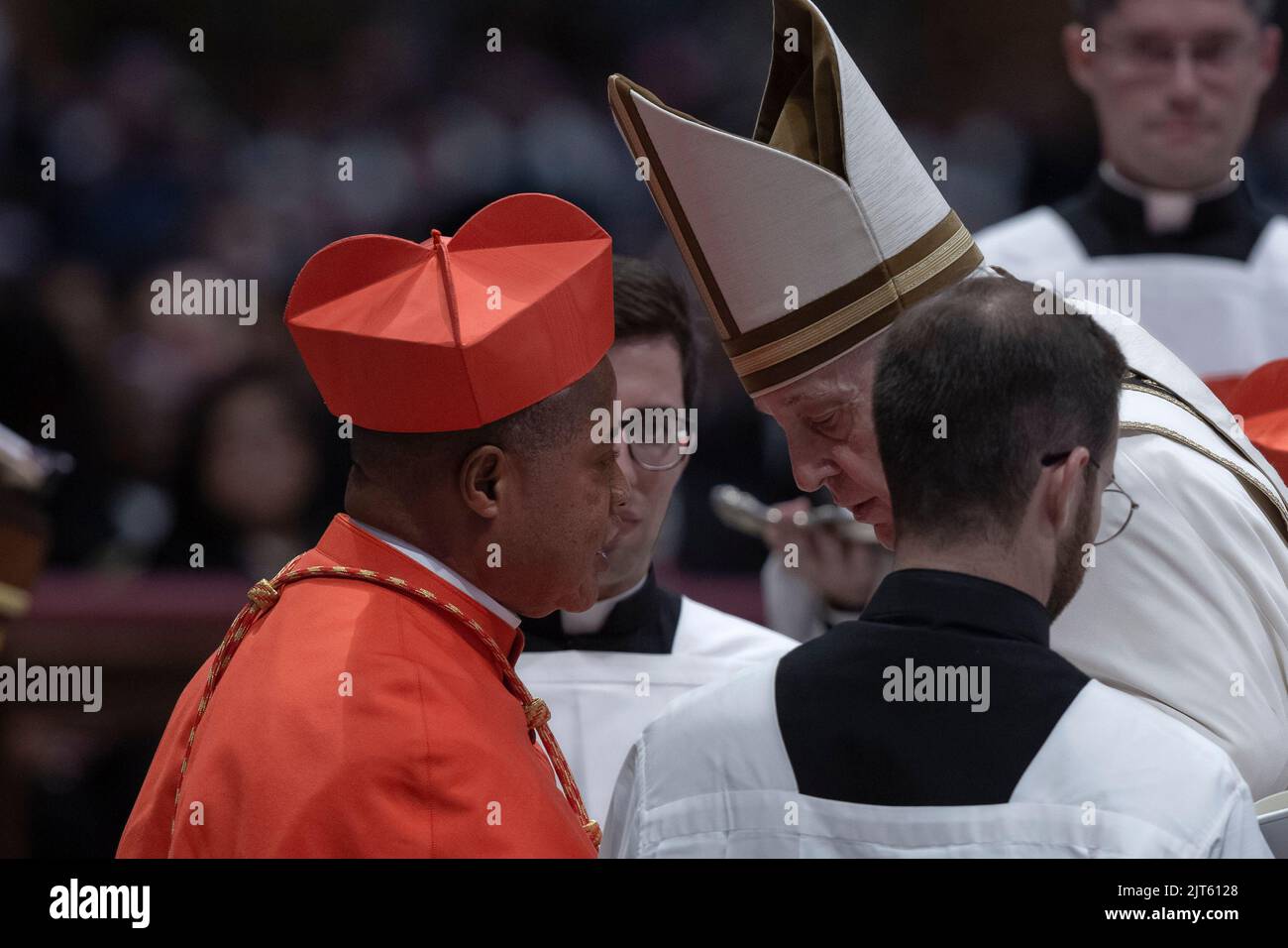 Vatican City, Vatican, 27 August 2022. Newly appointed Cardinal Peter ...