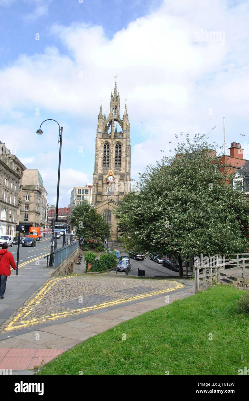 St Nicholas Anglican Cathedral Church, Newcastle upon Tyne Stock Photo ...
