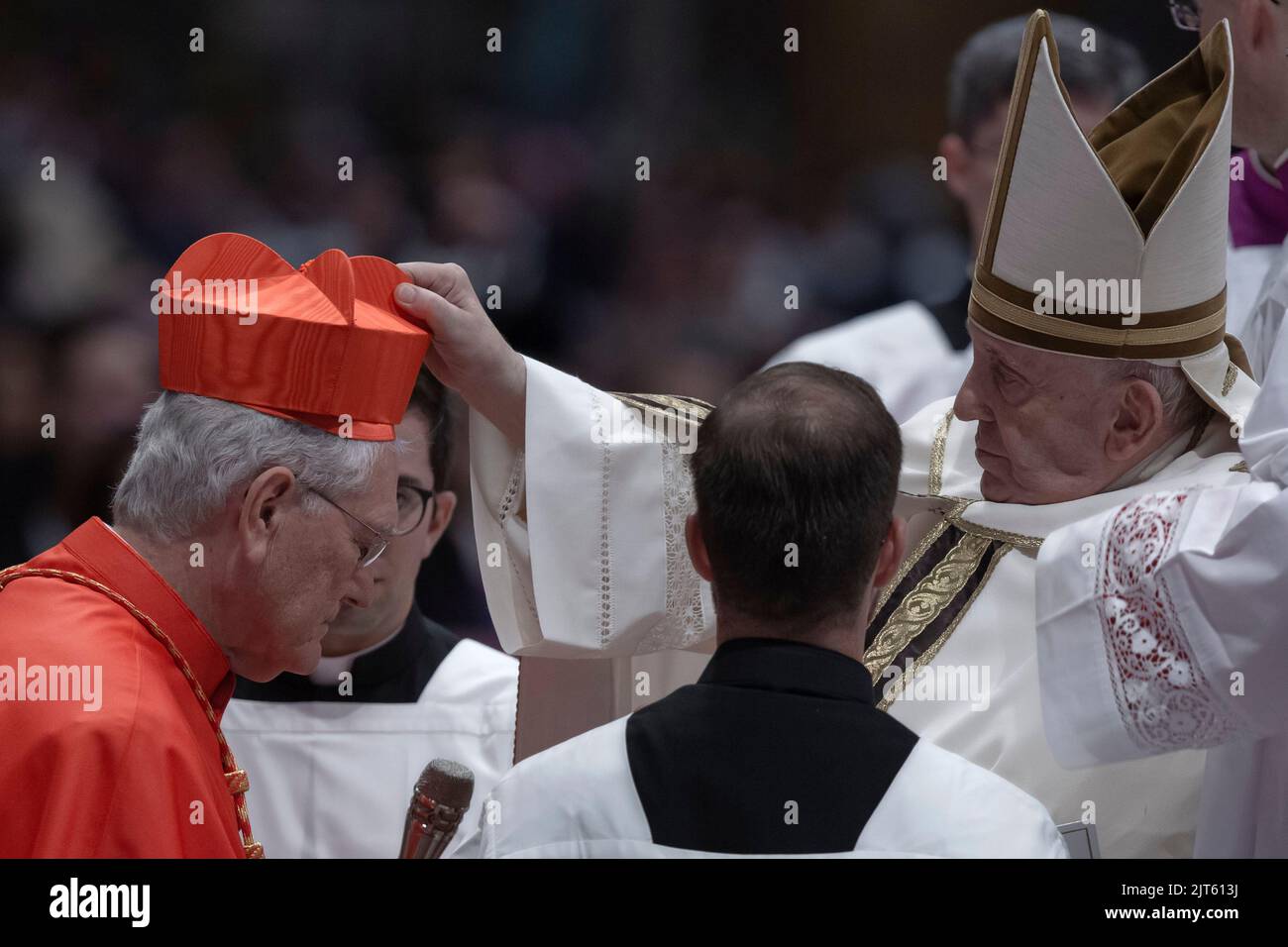 Vatican City, Vatican, 27 August 2022. Newly appointed Cardinal ...