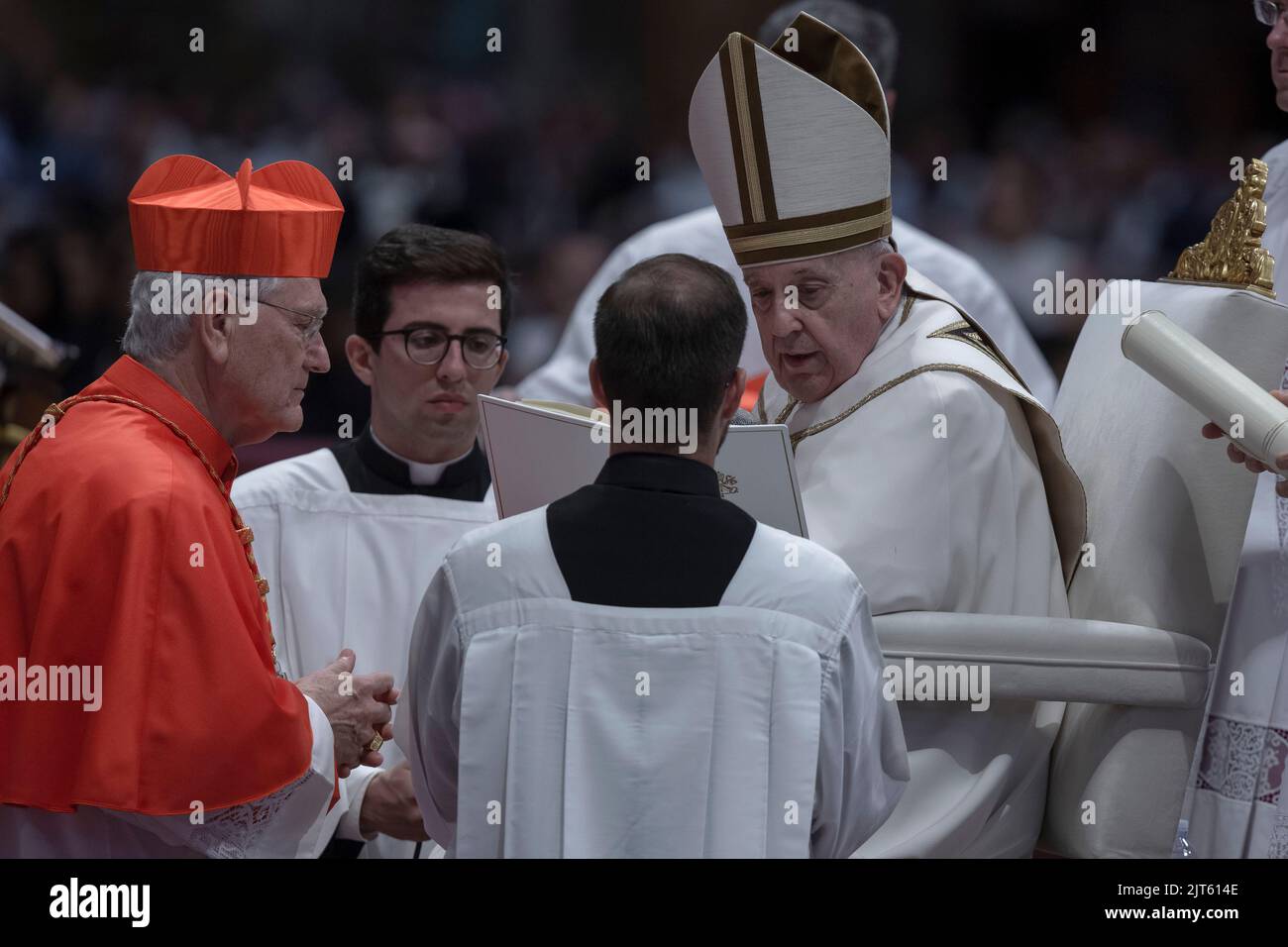 Vatican City, Vatican, 27 August 2022. Newly appointed Cardinal ...