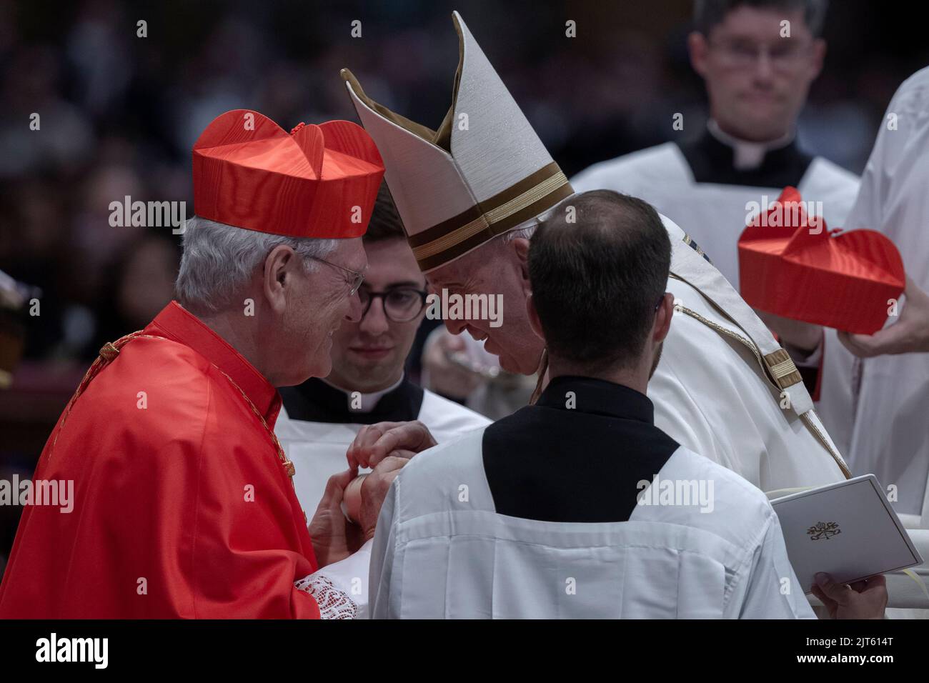 Vatican City, Vatican, 27 August 2022. Newly appointed Cardinal ...
