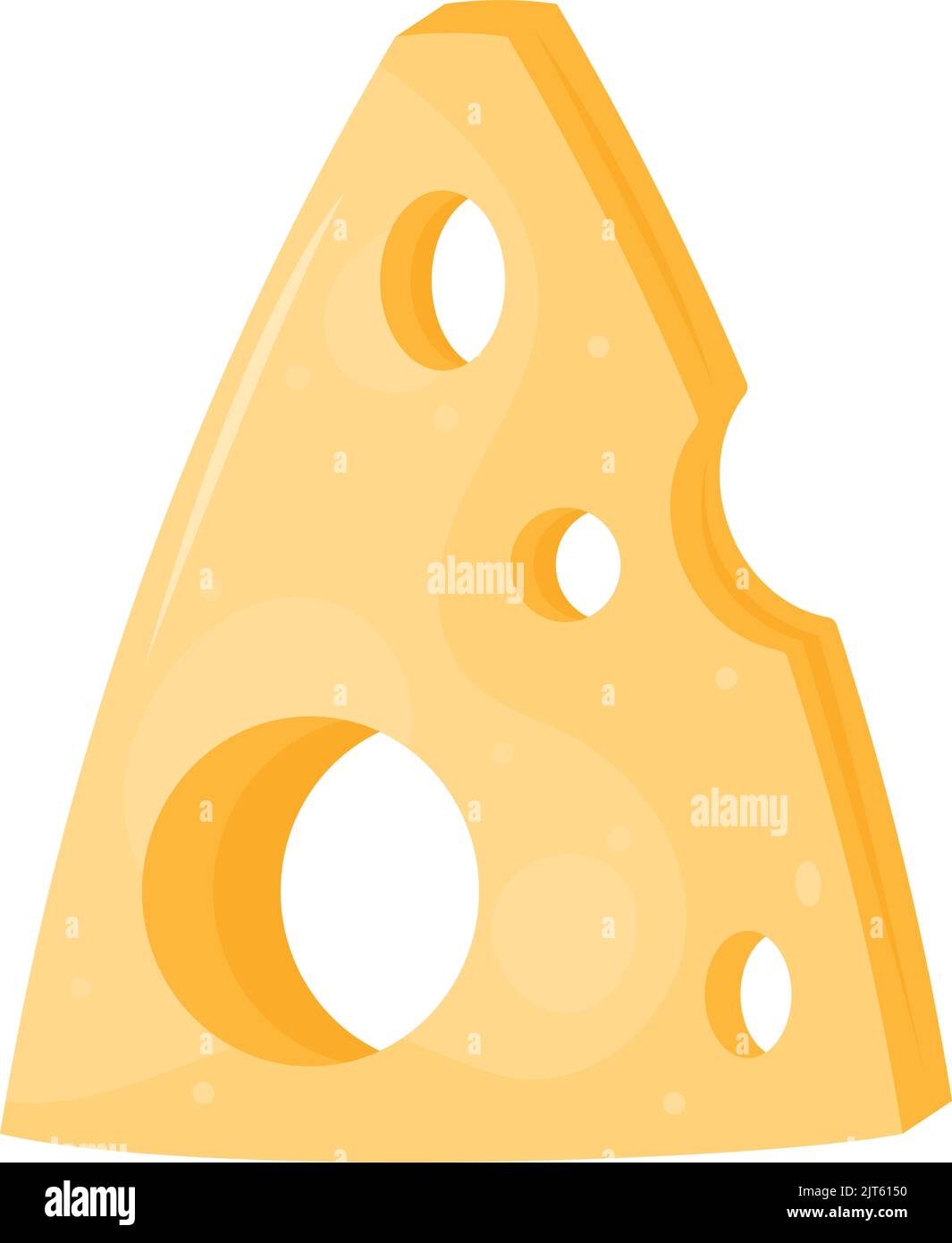 cheedar cheese sliced triangle icon Stock Vector Image & Art - Alamy