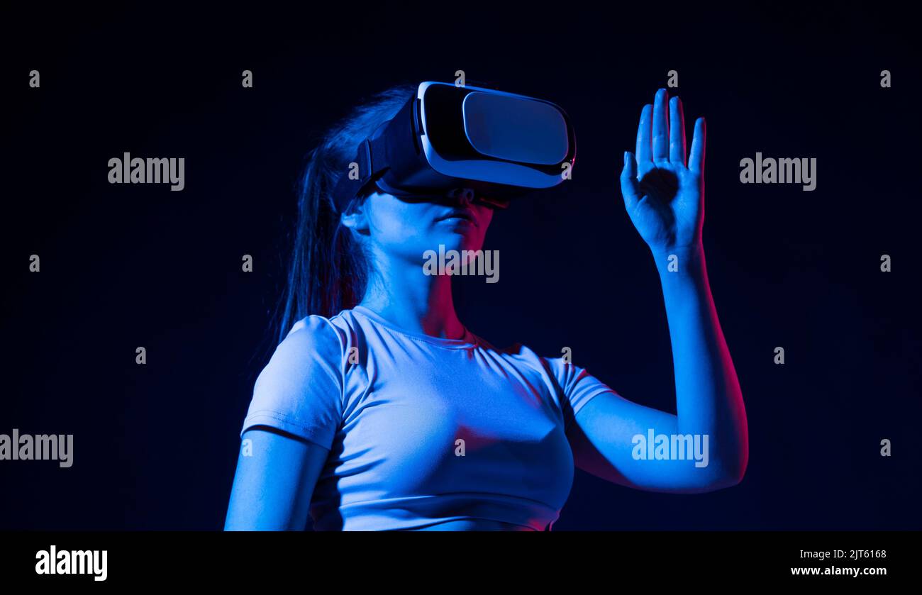 Professional construction engineer woman designing creative digital ...