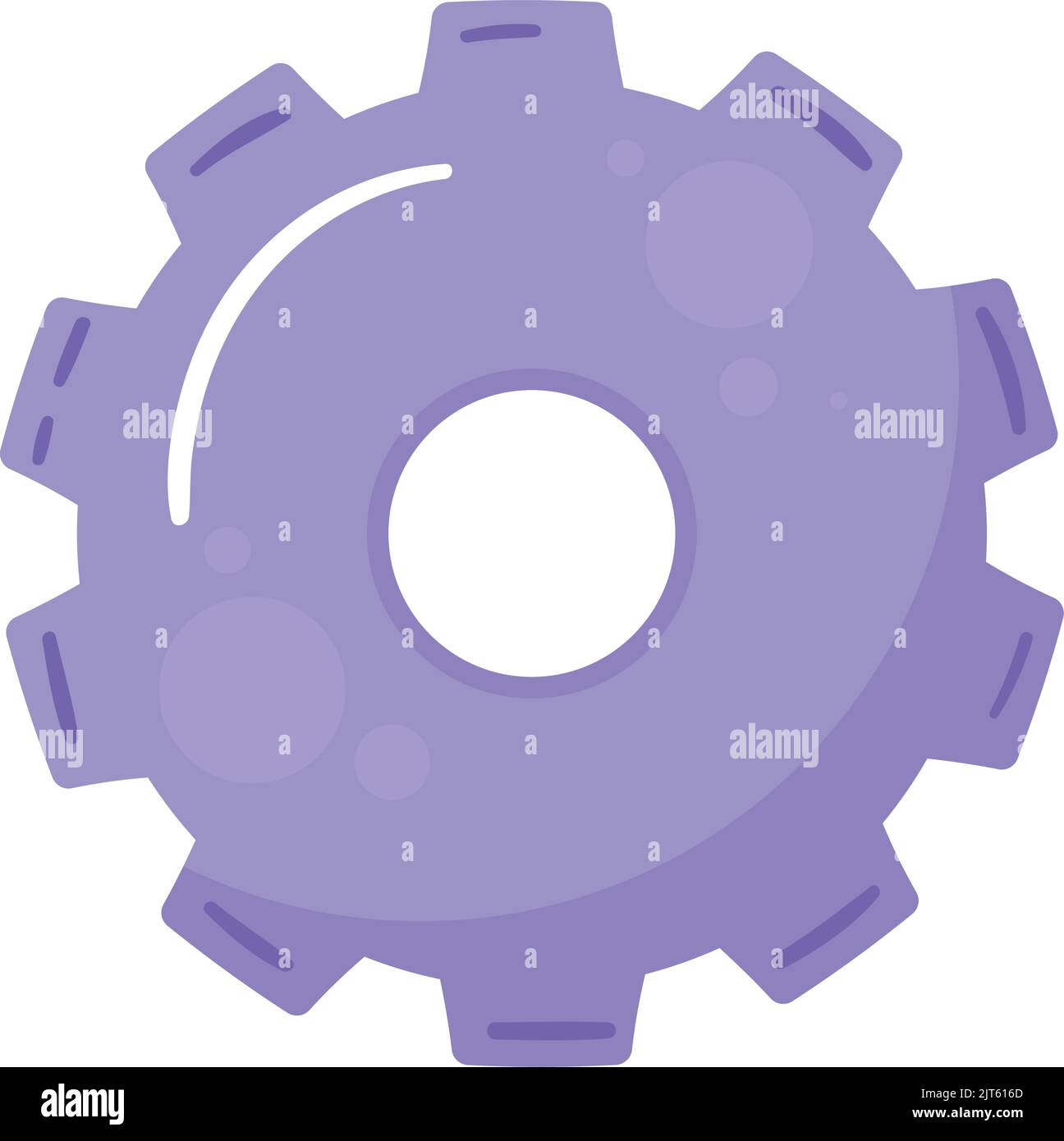 lilac gear cog setting machine icon Stock Vector Image & Art - Alamy