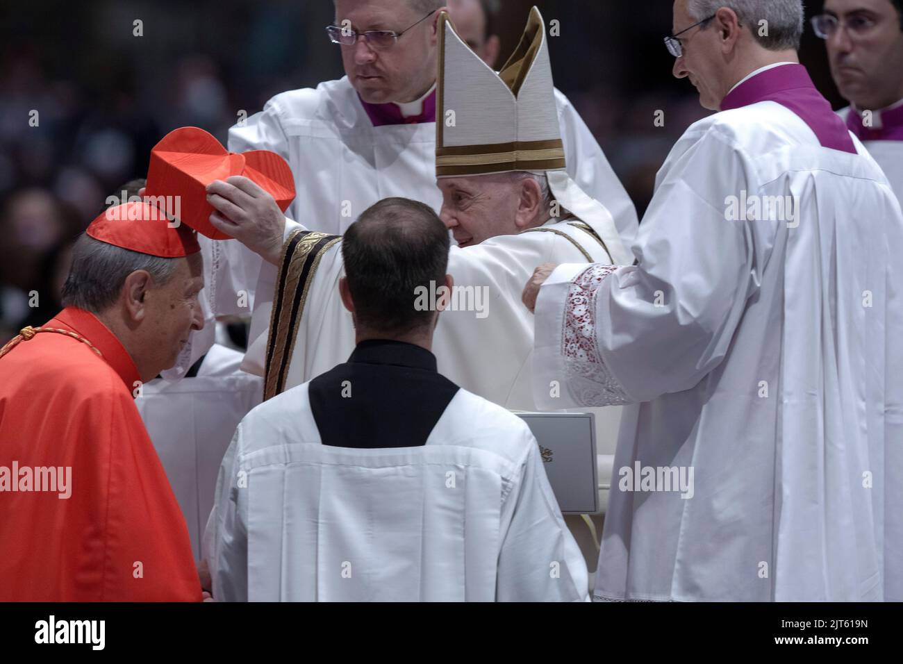 Vatican City, Vatican, 27 August 2022. Newly appointed Cardinal Oscar ...