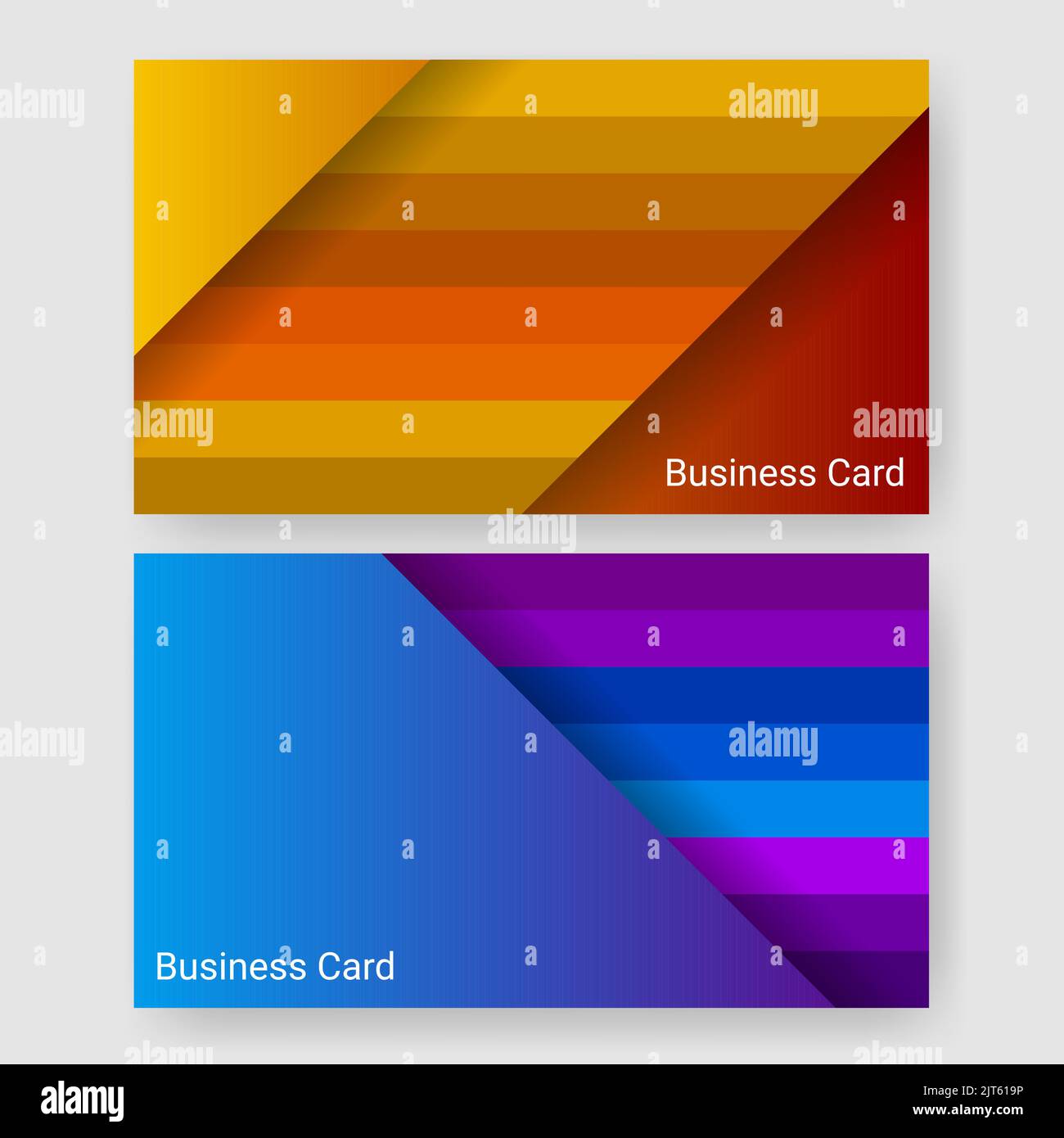 templates background name card set Stock Vector Image & Art - Alamy