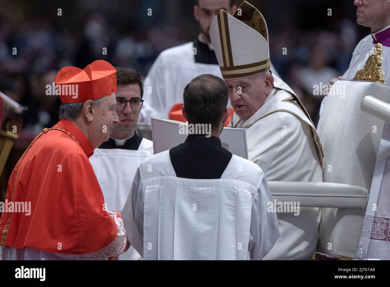 Vatican City, Vatican, 27 August 2022. Newly appointed Cardinal Oscar ...