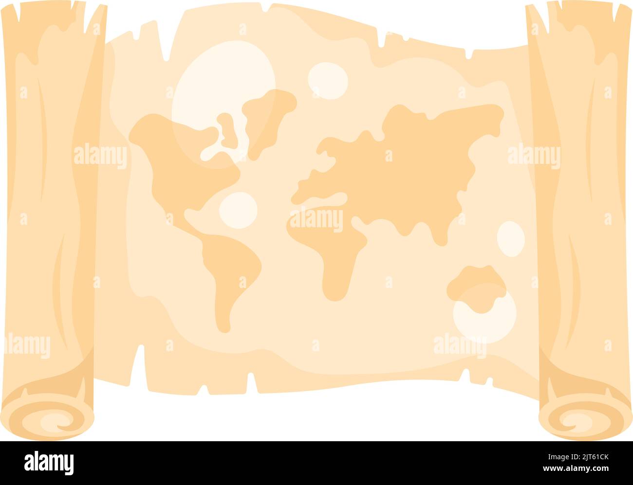 antique paper map papyrus icon Stock Vector Image & Art - Alamy