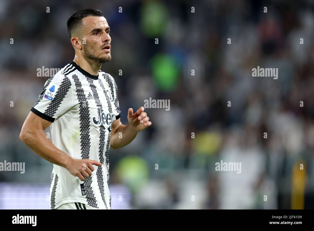 Filip Kostic of Juventus Fc looks on during the Serie A match beetween ...