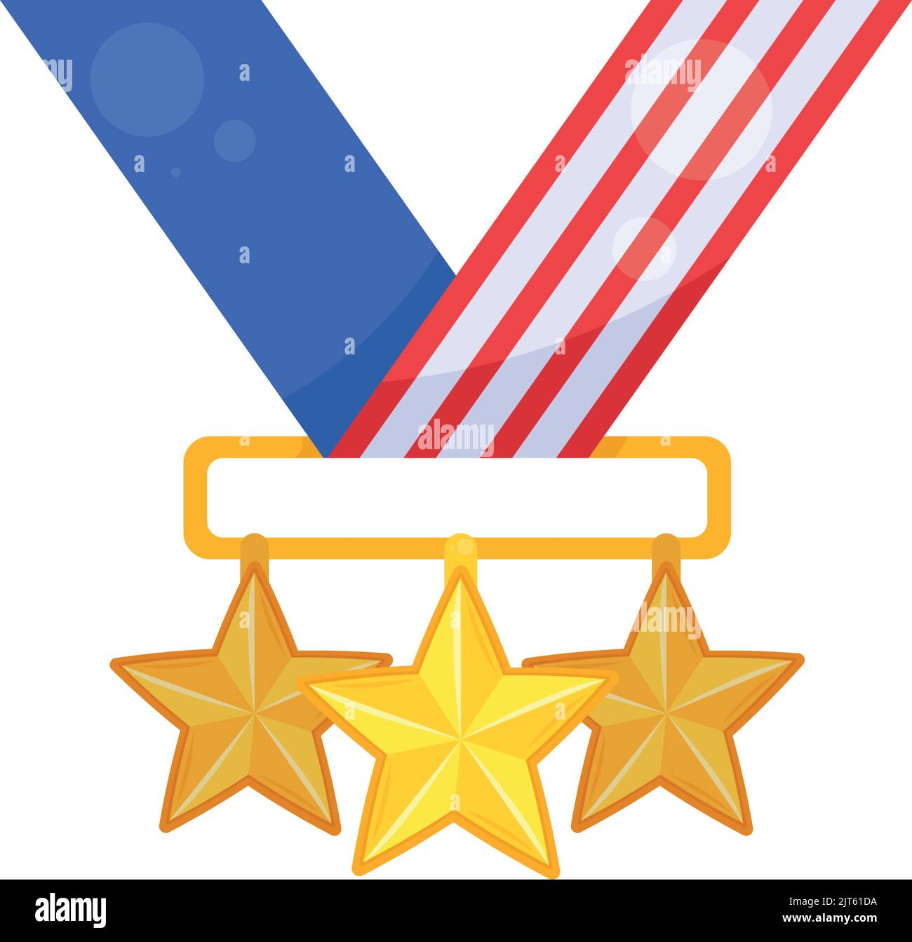 usa medal three stars icon Stock Vector Image & Art - Alamy