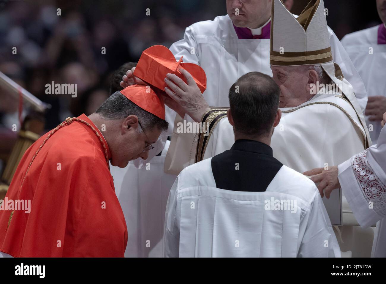 Vatican City, Vatican, 27 August 2022. Newly appointed Cardinal Paulo ...
