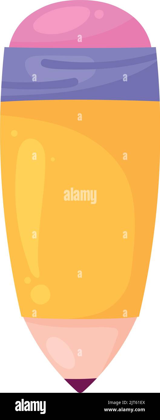 pencil graphite school supply icon Stock Vector Image & Art - Alamy