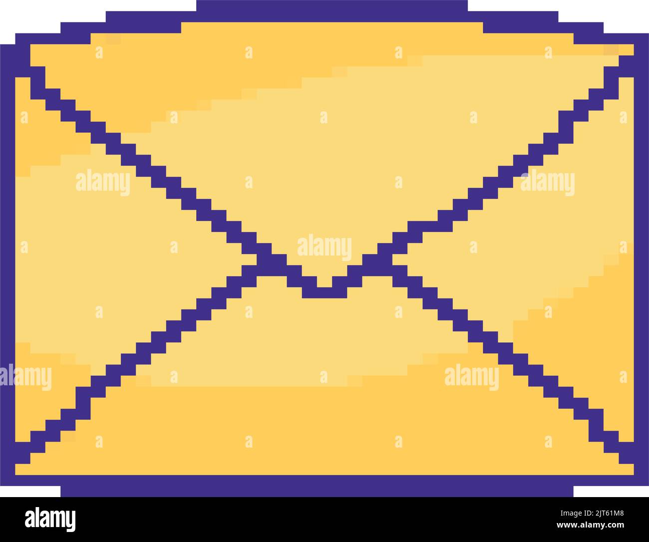 Envelope pixel art style hi-res stock photography and images - Alamy