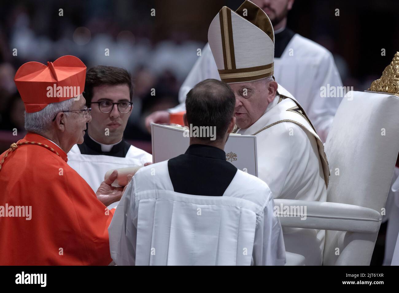 Vatican City, Vatican, 27 August 2022. Newly appointed Cardinal ...