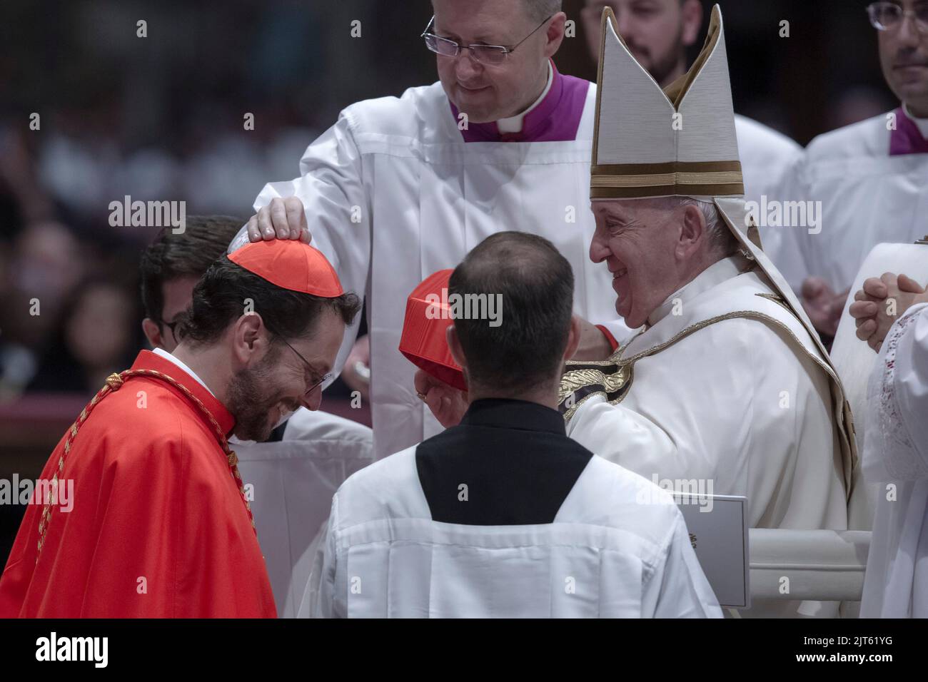 Vatican City, Vatican, 27 August 2022. Newly appointed Cardinal Giorgio ...