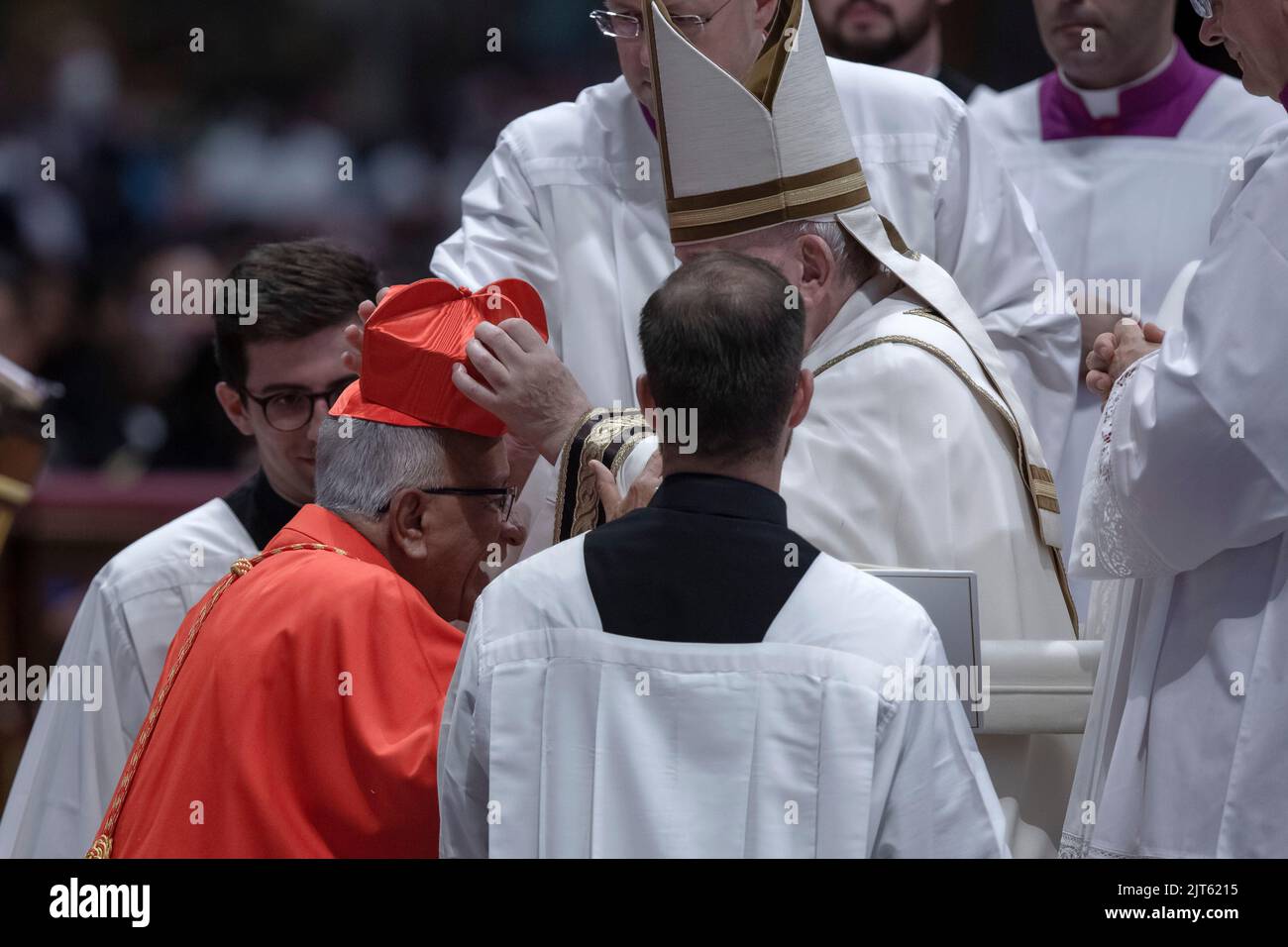 Vatican City, Vatican, 27 August 2022. Newly appointed Cardinal Jorge ...