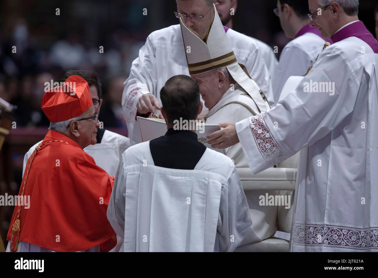 Vatican City, Vatican, 27 August 2022. Newly appointed Cardinal Jorge ...