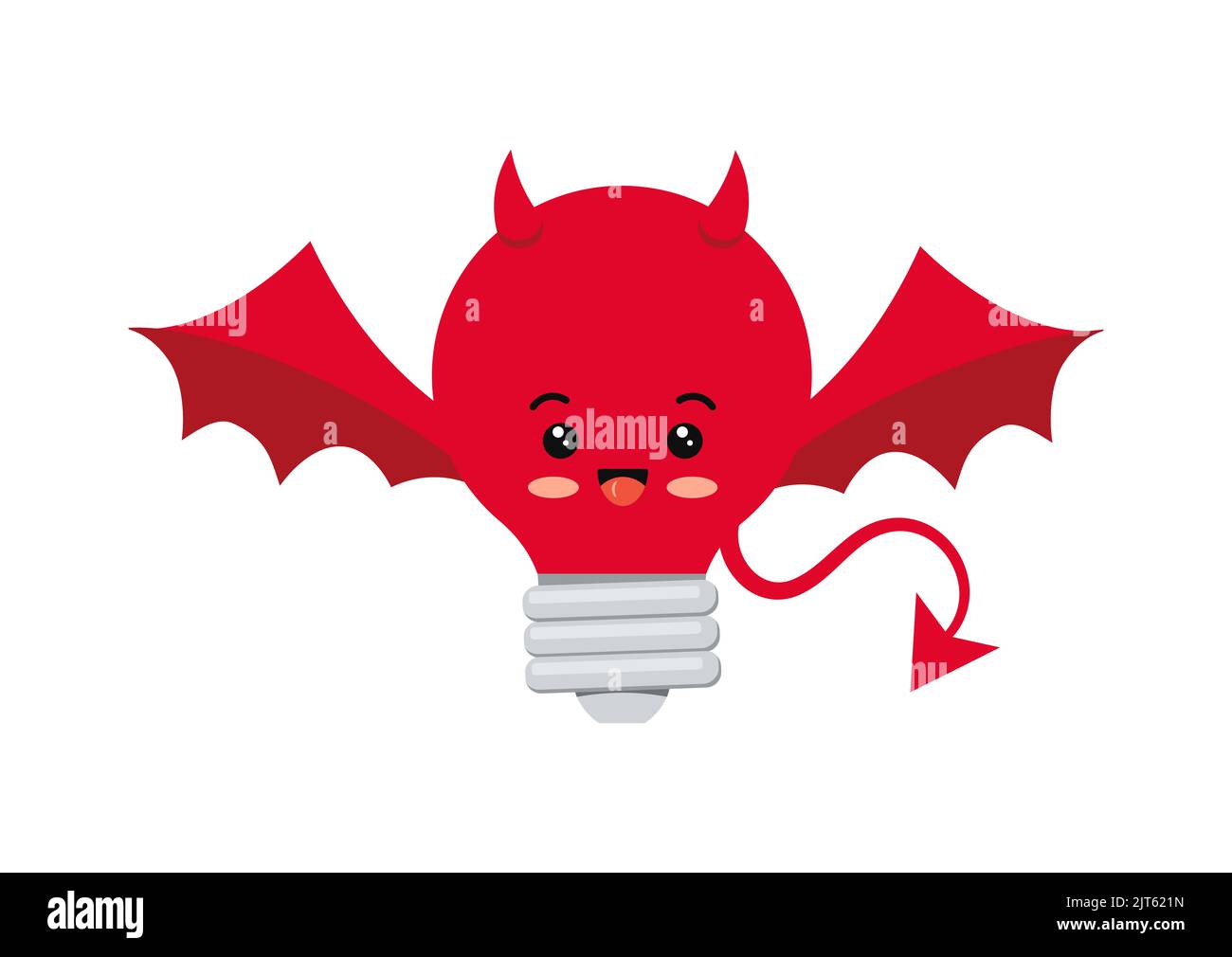 Kawaii lightbulb icon hi-res stock photography and images - Alamy