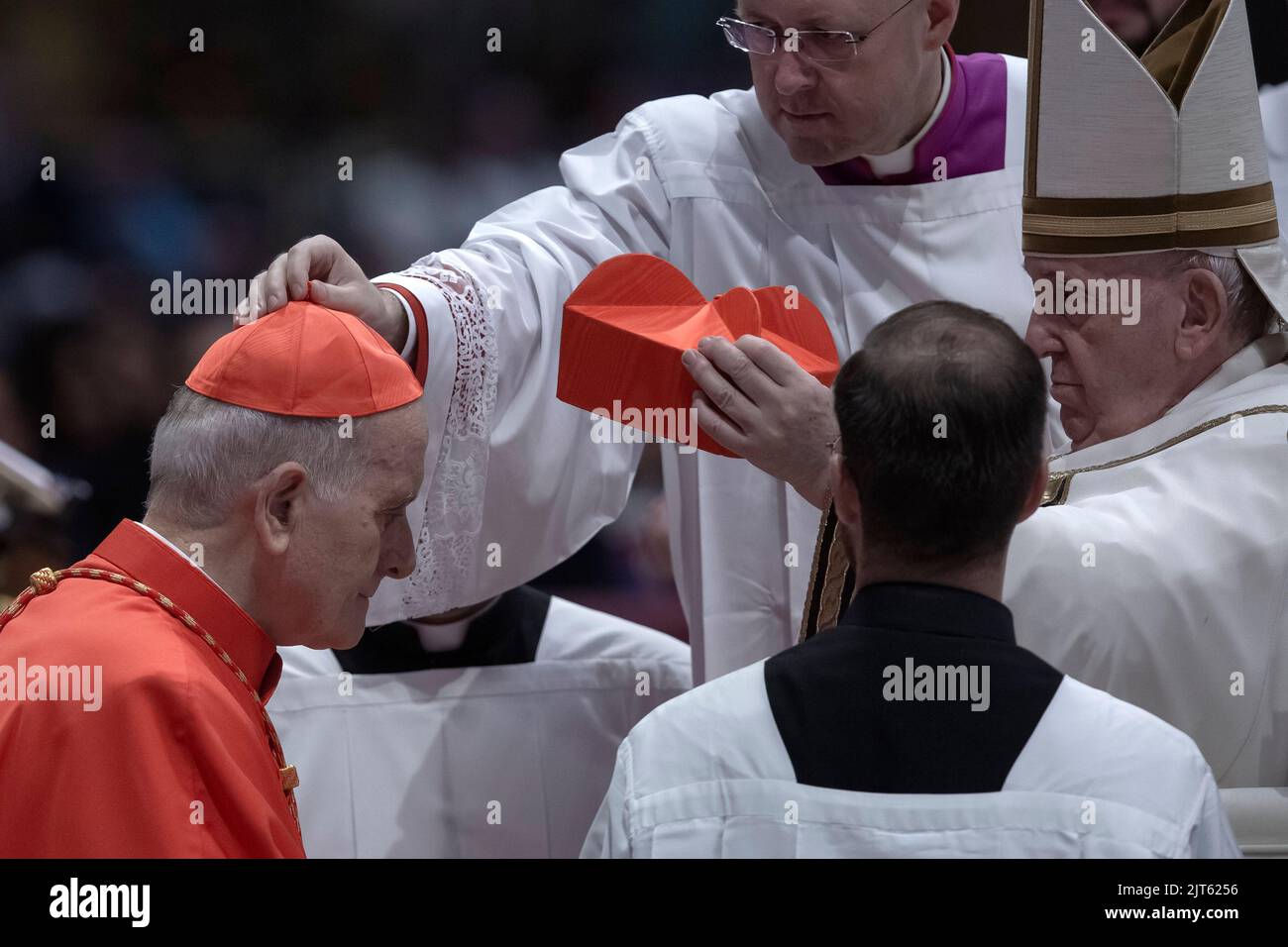 Vatican City, Vatican, 27 August 2022. Newly appointed Cardinal ...