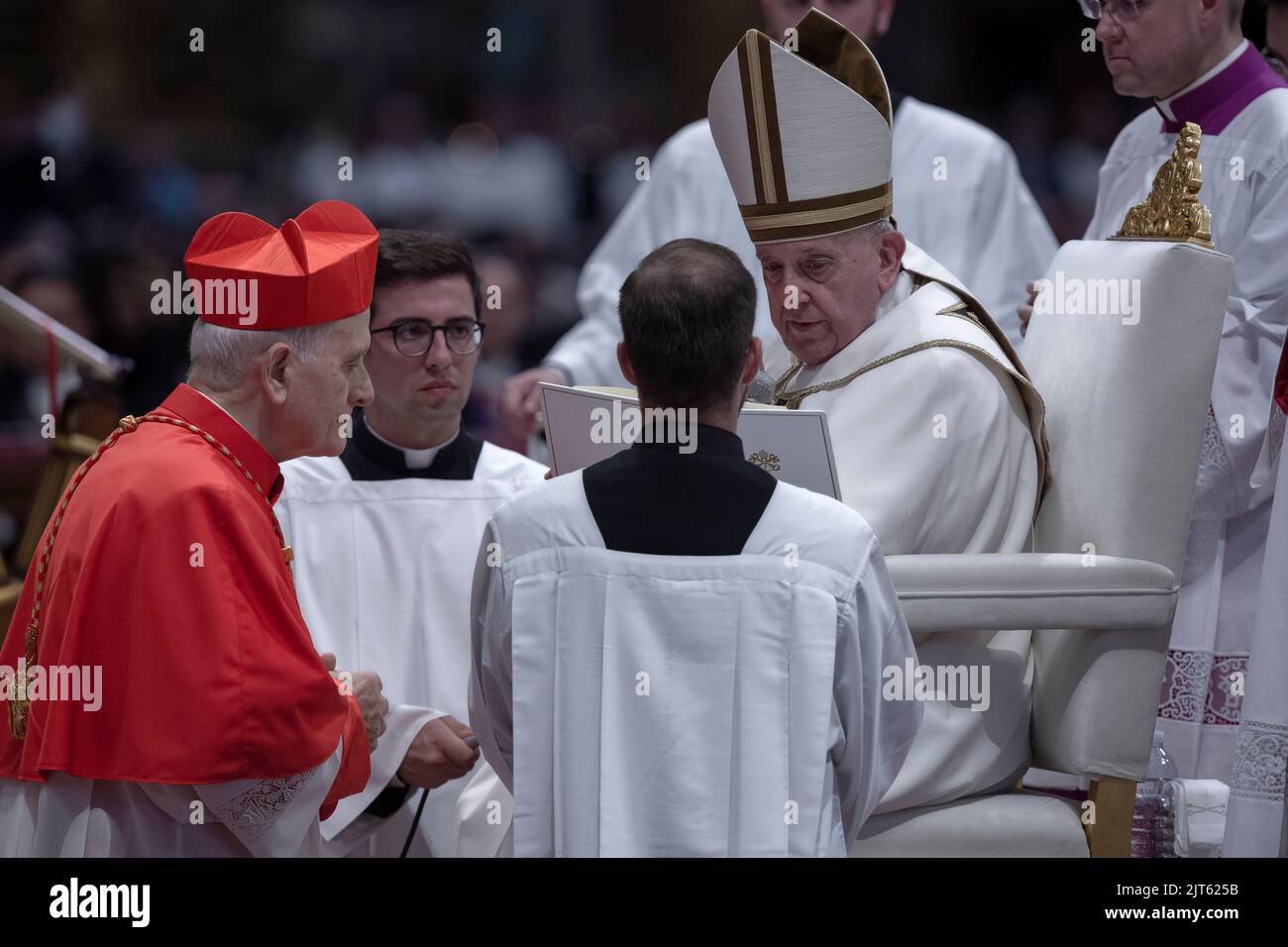 Vatican City, Vatican, 27 August 2022. Newly appointed Cardinal ...
