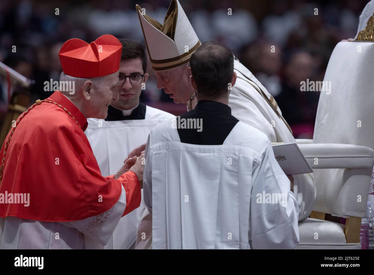 Vatican City, Vatican, 27 August 2022. Newly appointed Cardinal ...