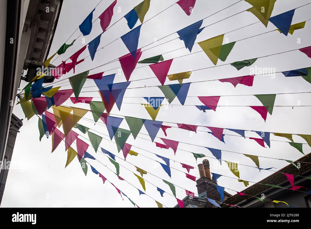 Colourful bunting hi-res stock photography and images - Alamy