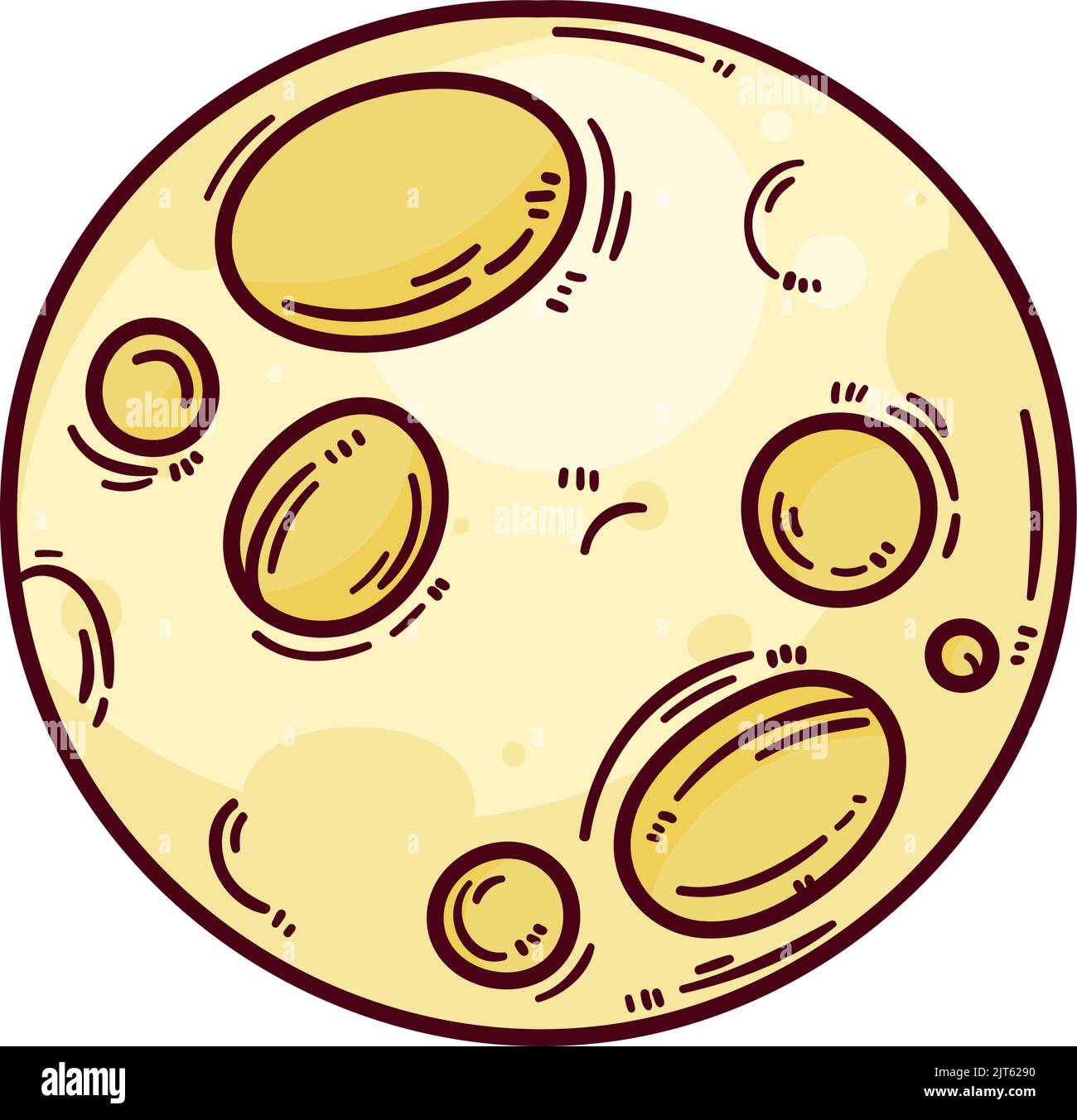 yellow full moon night icon Stock Vector Image & Art - Alamy