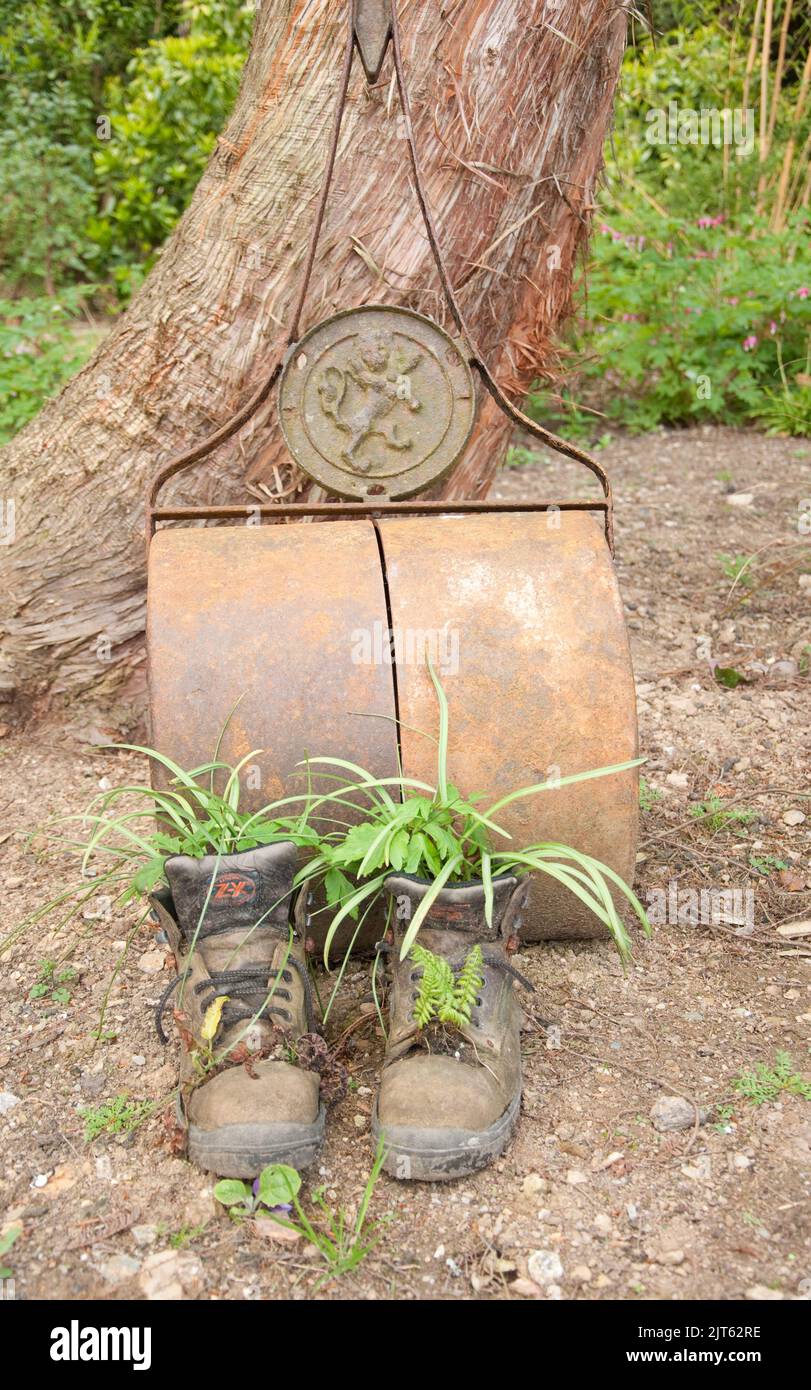 Composition, Lost Gardens of Helligan, Cornwall, UK Stock Photo - Alamy